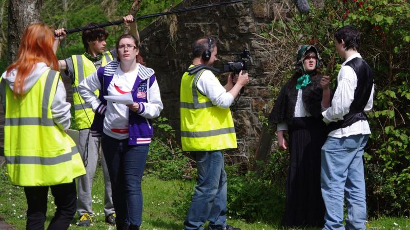Werewolf horror first film for Blaenau Gwent academy - BBC News