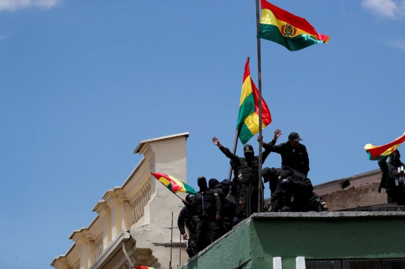 Bolivia protests: Ruling party urges support for Evo Morales - BBC News