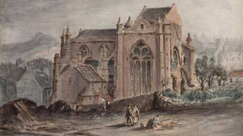 Mystery carvings came from dismantled royal church - BBC News