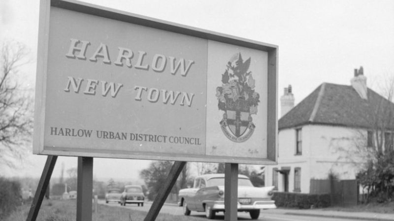 Harlow celebrates its 70th anniversary as a new town - BBC News