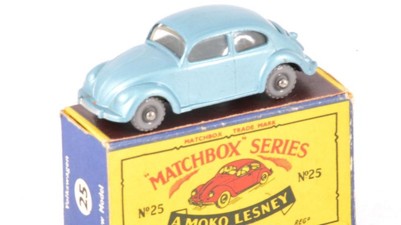 Dinky vintage toy vans sell for thousands at auction - BBC News