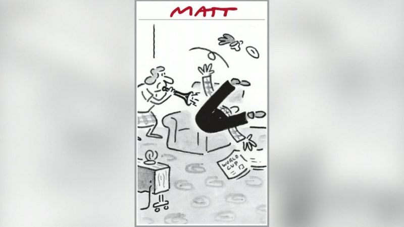 Daily Telegraph cartoonist Matt 'turning into his own character' - BBC News