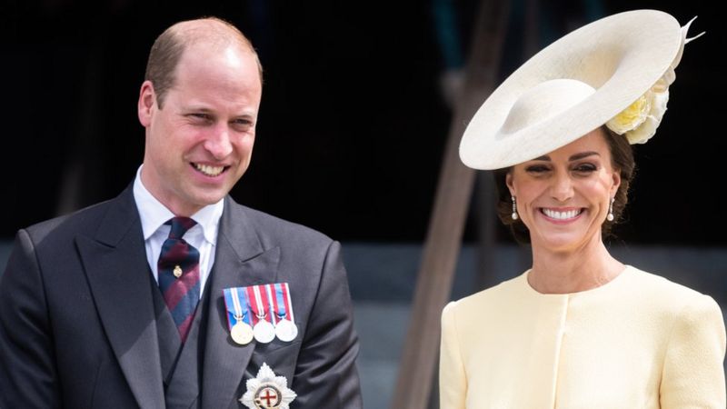 William and Kate named Prince and Princess of Wales by the King - BBC News