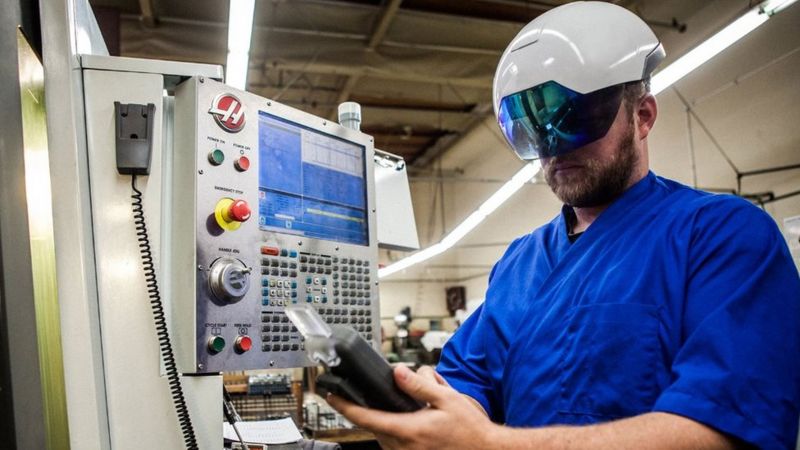 Intel unveils Project Alloy 'merged reality' headset - BBC News