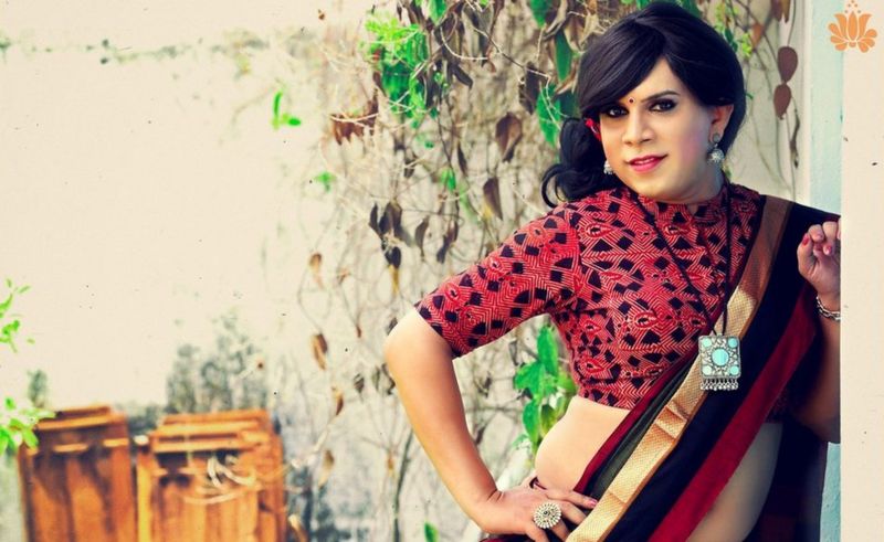 India's transgender sari models winning hearts - BBC News