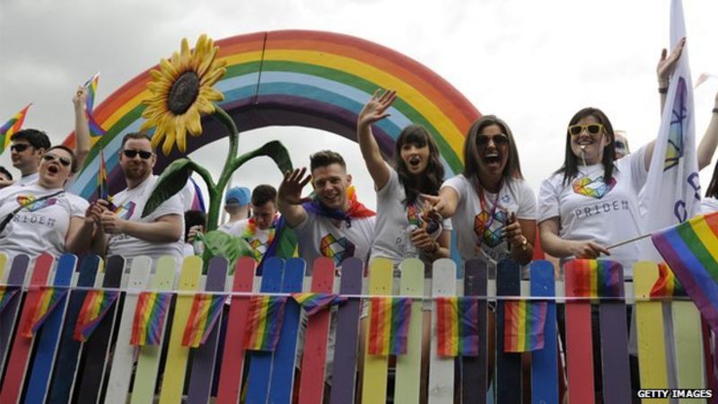 Dublin Pride: Tens of thousands attend parade - BBC News