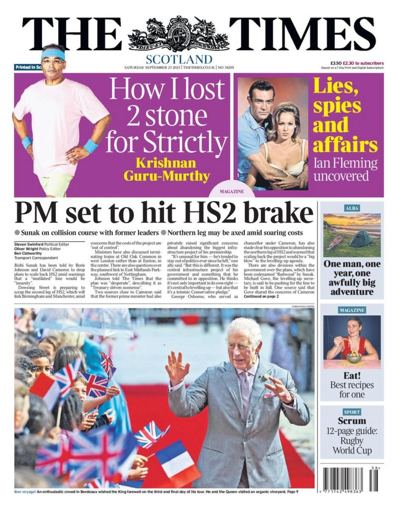 Scotlands Papers Nhs Staff Raac Fears And Capsize Tragedy Bbc News