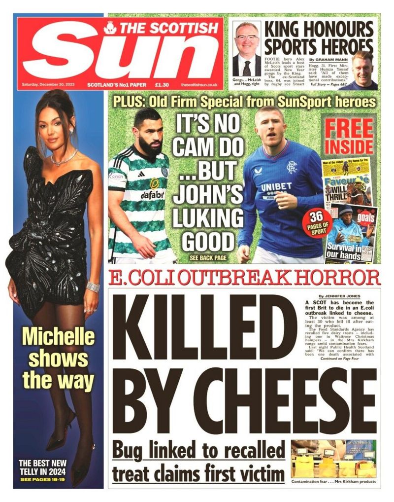 E. coli cheese death and New Year Honours list - BBC News