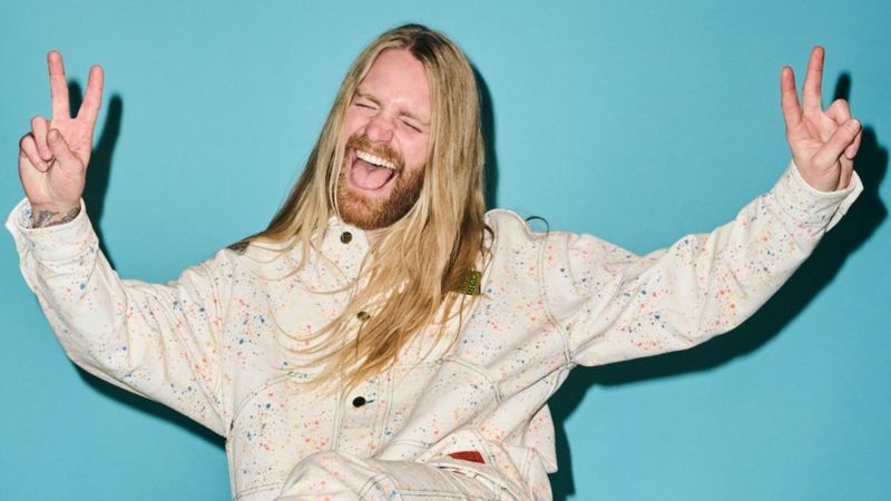 Eurovision: Sam Ryder's Space Man jumpsuit on display in Liverpool ...