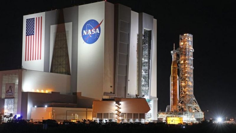Nasa Artemis moon mission: New launch planned for Wednesday - BBC Newsround
