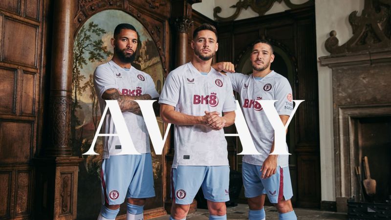 Aston Villa unveil new away kit for 2023-24 - BBC Sport