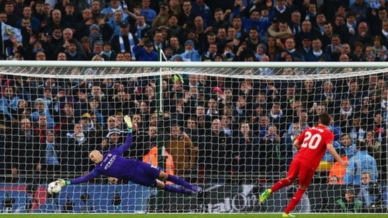 League Cup: Man City beat Liverpool in penalty shootout - BBC Newsround