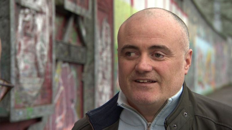 NI Troubles: 'I would love to see that wall coming down' - BBC News