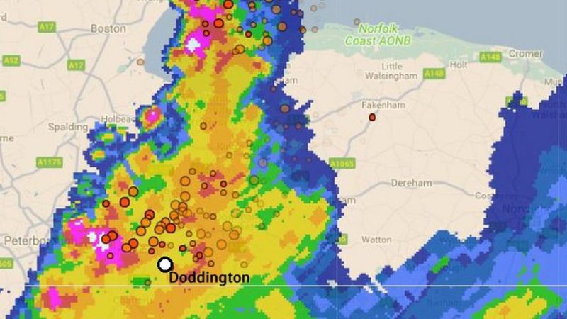 Doddington wind turbine fire follows storms - BBC News