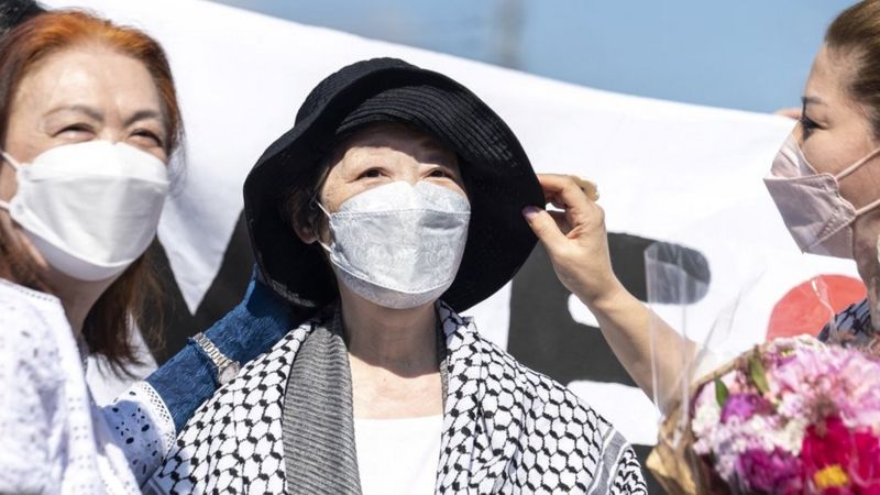 Japanese Red Army founder Shigenobu freed after 20 years - BBC News