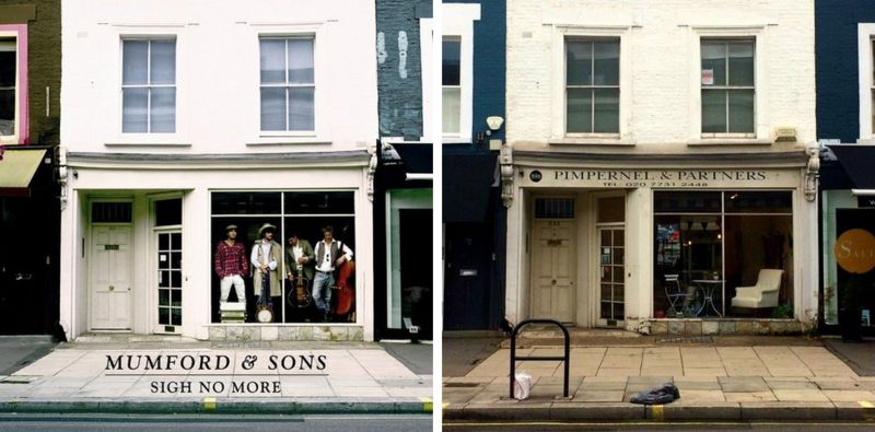 Revisiting London's iconic album cover images - BBC News