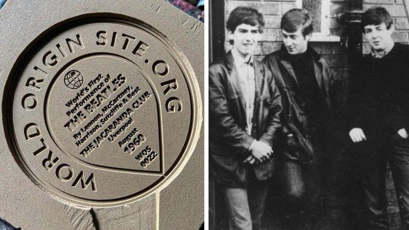 Venue where The Beatles first played honoured with a plaque - BBC News