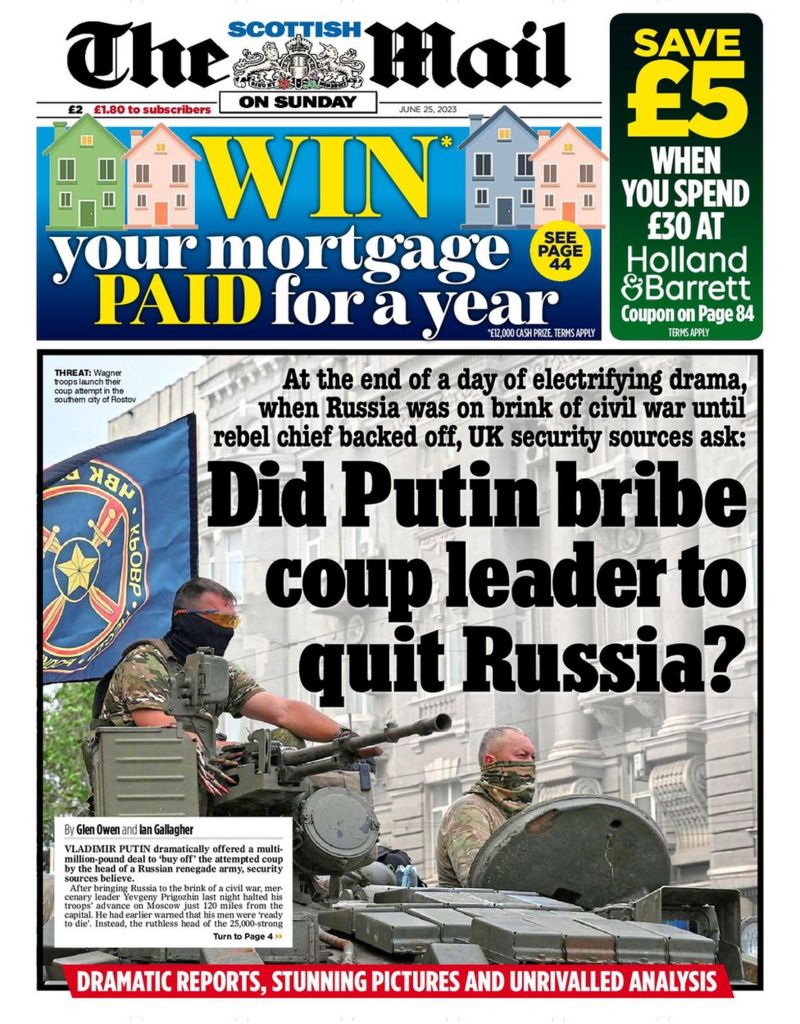 Yousaf's independence plan and 'Putin blinks first' - BBC News