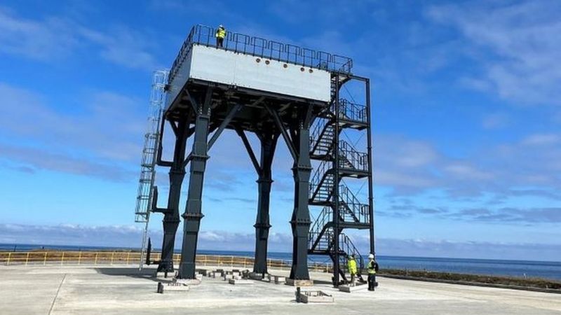 We built a spaceport on a Scottish island - BBC News