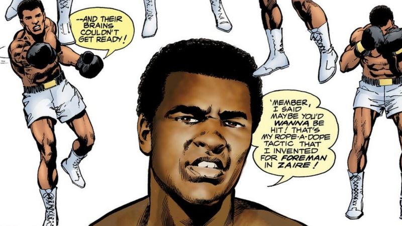 When Muhammad Ali took on Superman - BBC News
