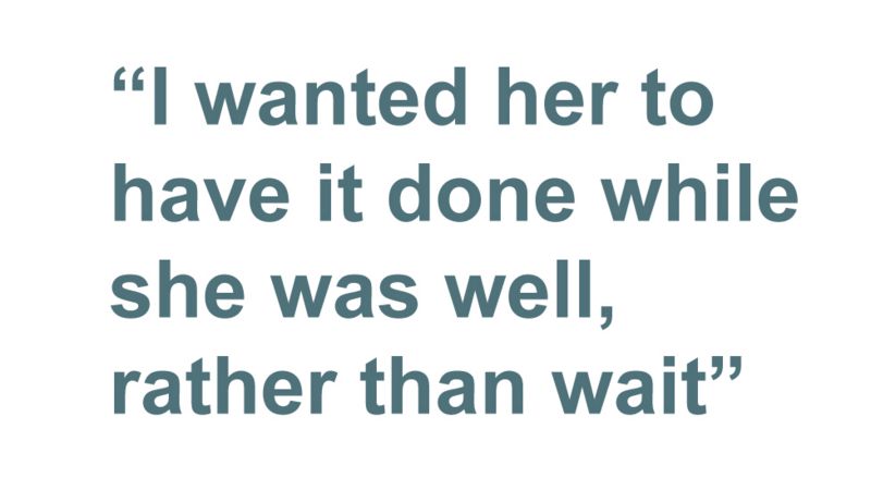 Shauna Davison: 'I might have had her for a bit longer' - BBC News