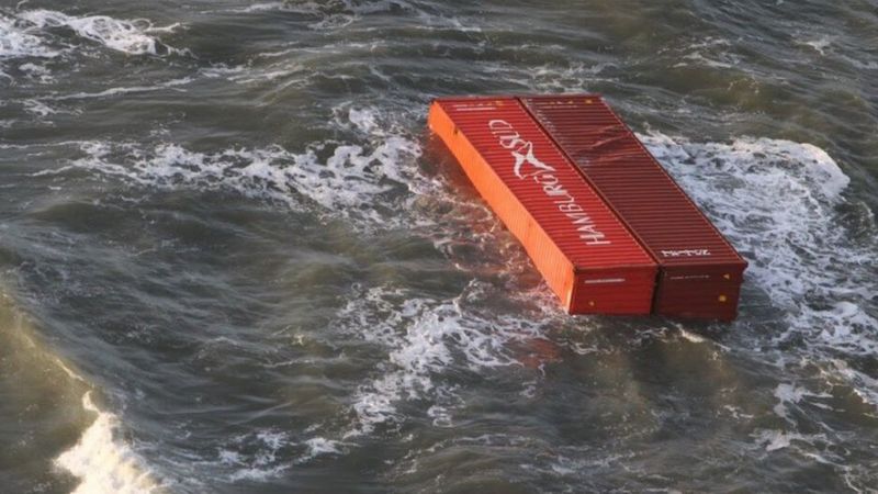 MSC Zoe: Islands hit as 270 containers fall off ship - BBC News