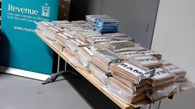 Cocaine worth €9.3m seized at Rosslare Europort in County Wexford - BBC ...