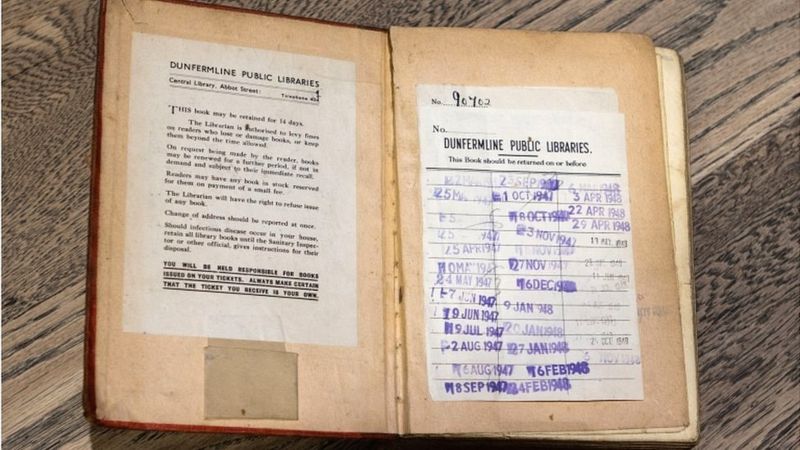 Overdue book returned 73 years late to Fife library - BBC News