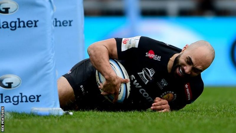 Premiership: Exeter Chiefs 57-20 Bath - Hosts return to top after ...