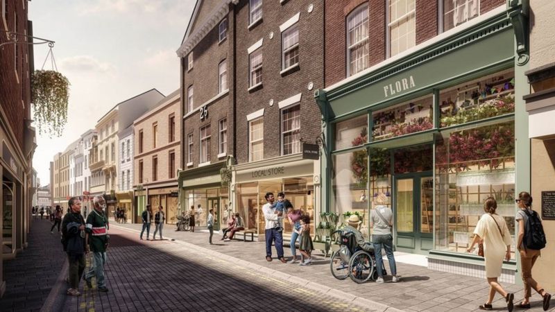 York: Plans to transform city centre street submitted - BBC News
