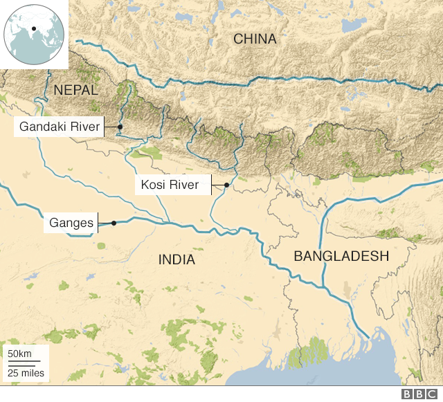 Monsoon season: The river politics behind South Asia's floods - BBC News