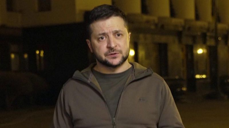 'Shame on you': How President Zelensky uses speeches to get what he needs - BBC News