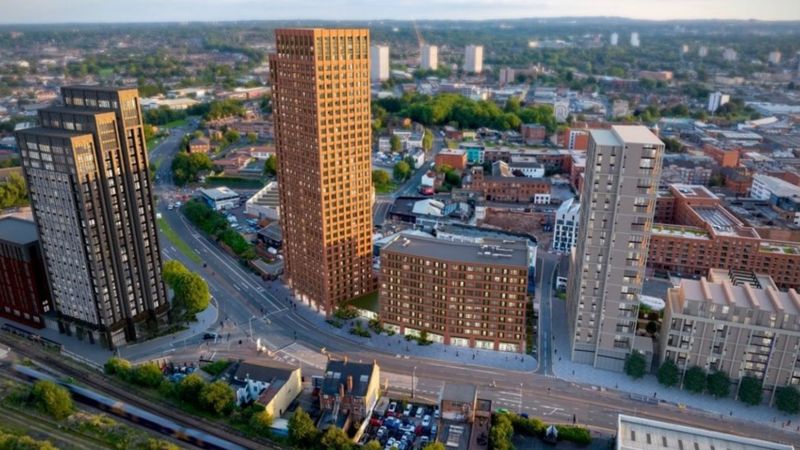 Plans for 481-apartment tower blocks in Digbeth - BBC News
