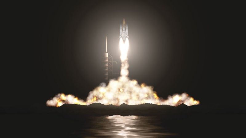 The rocket that eats itself - BBC News