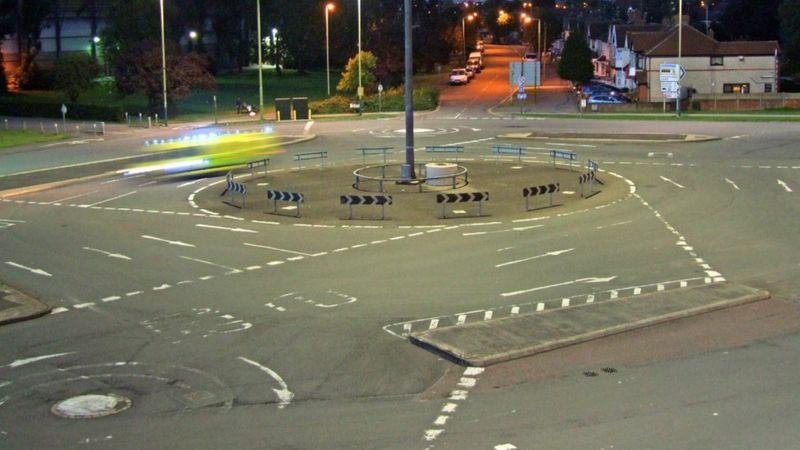 Truro's hedgehog roundabout named best in UK - BBC News