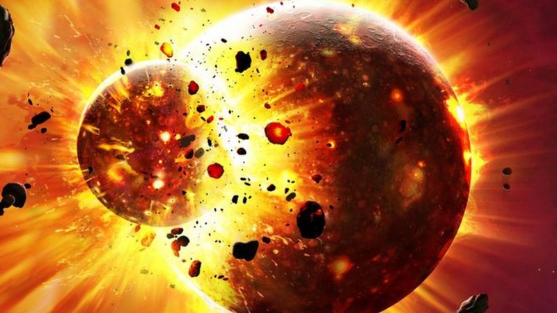 Theia: Scientists think fragments of ancient planet lie in Earth's ...