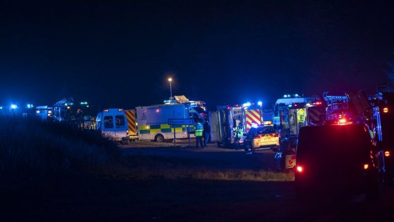 Boy, 4, and four adults die as minibus and 4x4 crash on A96 in Moray ...