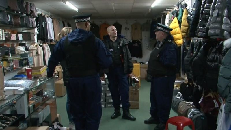 Police seize 20 tonnes of counterfeit goods in Manchester raids - BBC News