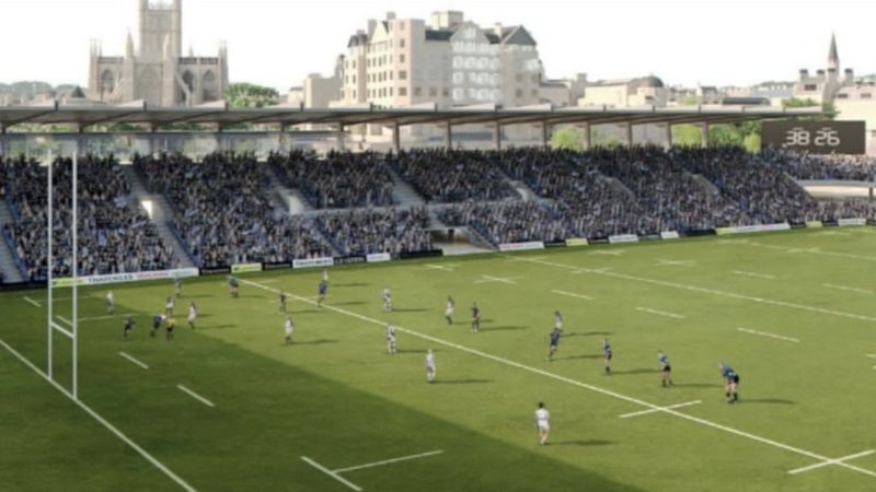 Bath stadium plans unveiled by Bath Rugby Club - BBC News