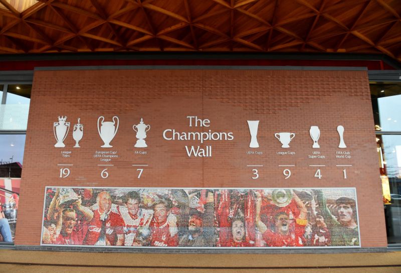 Anfield 'Champions Wall' gets an upgrade - BBC Sport