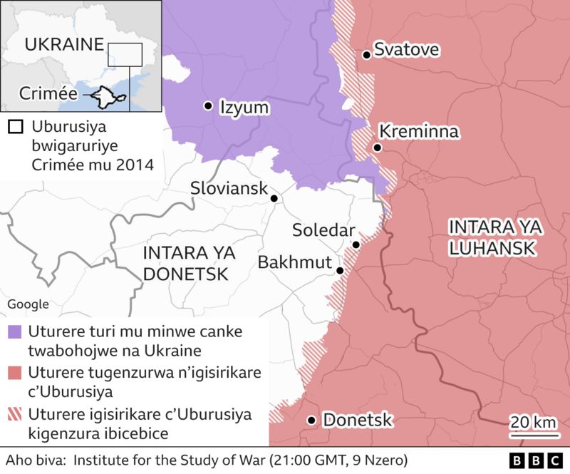 Intambara ya Ukraine: impande zompi zivuga ko zigenzura igisagara ca ...