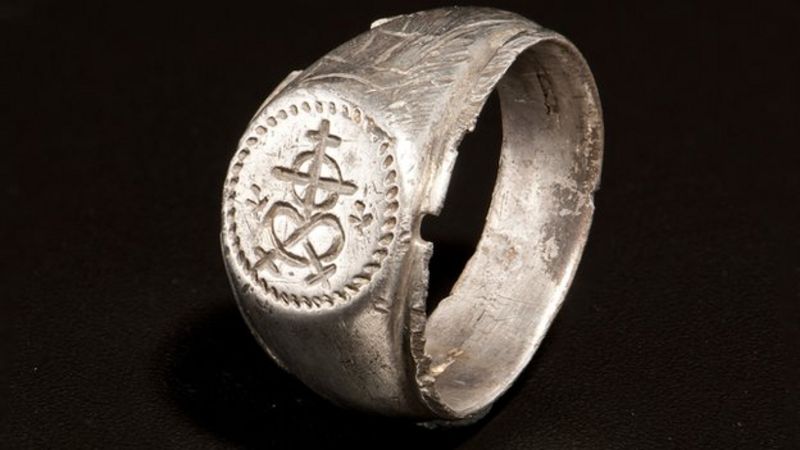 Historical gold and silver rings declared treasure - BBC News