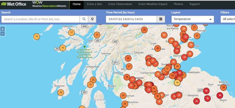 Scotland could see hottest day on record amid heatwave warning - BBC News
