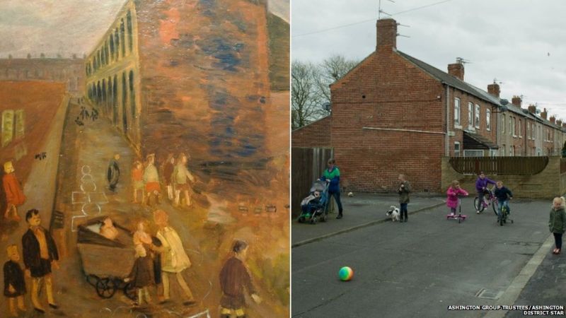 Pitmen Painters' art re-imagined by Ashington photographers - BBC News