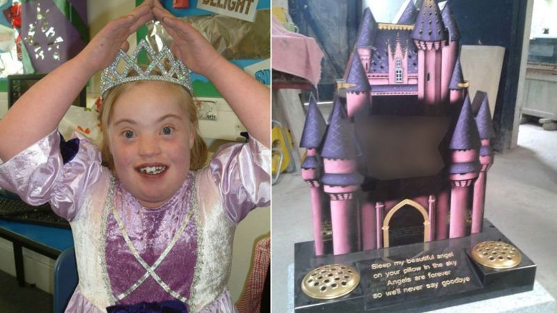 Devon mum denied 'princess' gravestone for her daughter - BBC News