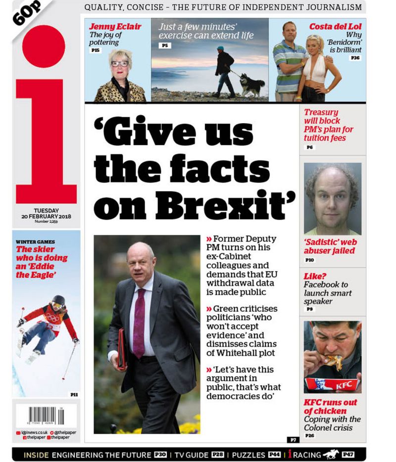 Newspaper headlines: Corbyn's Cold War files and chaos in KFC - BBC News