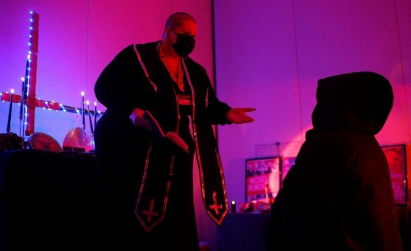 The Satanic Temple: Satanist rituals and oda activities dem dey perform to mark dia convention ...