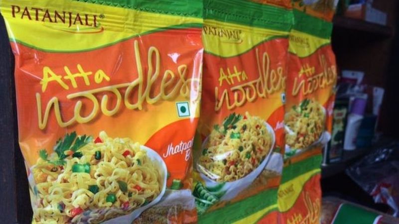 Why are Indian gurus selling noodles? - BBC News