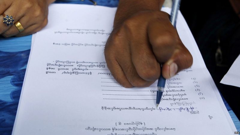 Myanmar's 2015 landmark elections explained - BBC News