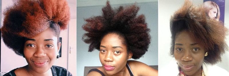 In pictures: My natural hair journey - BBC News